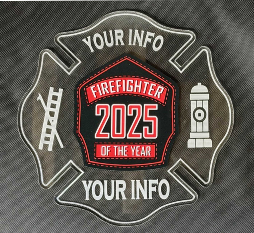 FIRE SERVICE PLAQUES – GOLFIRE FIREFIGHTER SHIELDS - METAL AND LEATHER ...