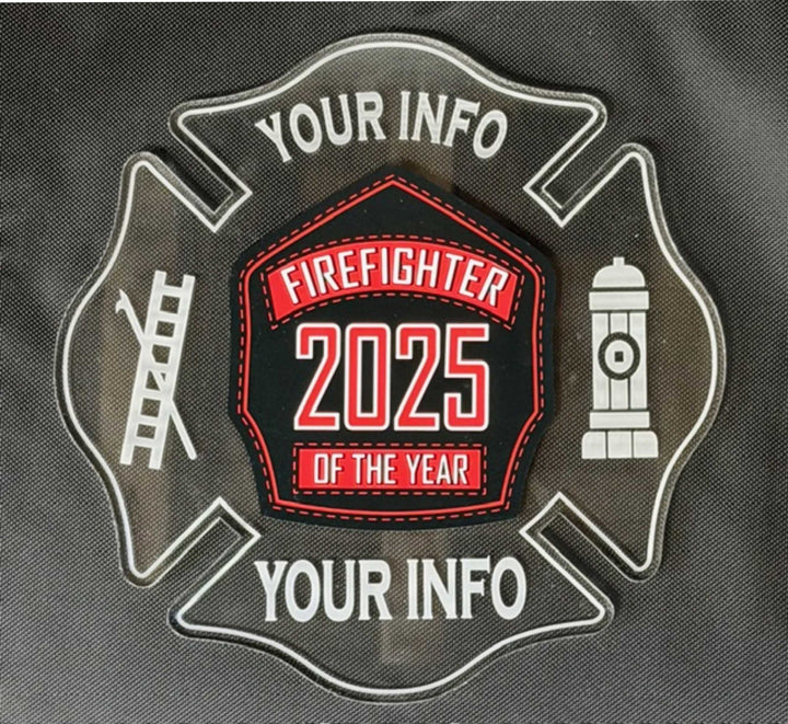 FIRE SERVICE PLAQUES – GOLFIRE FIREFIGHTER SHIELDS - METAL AND LEATHER ...