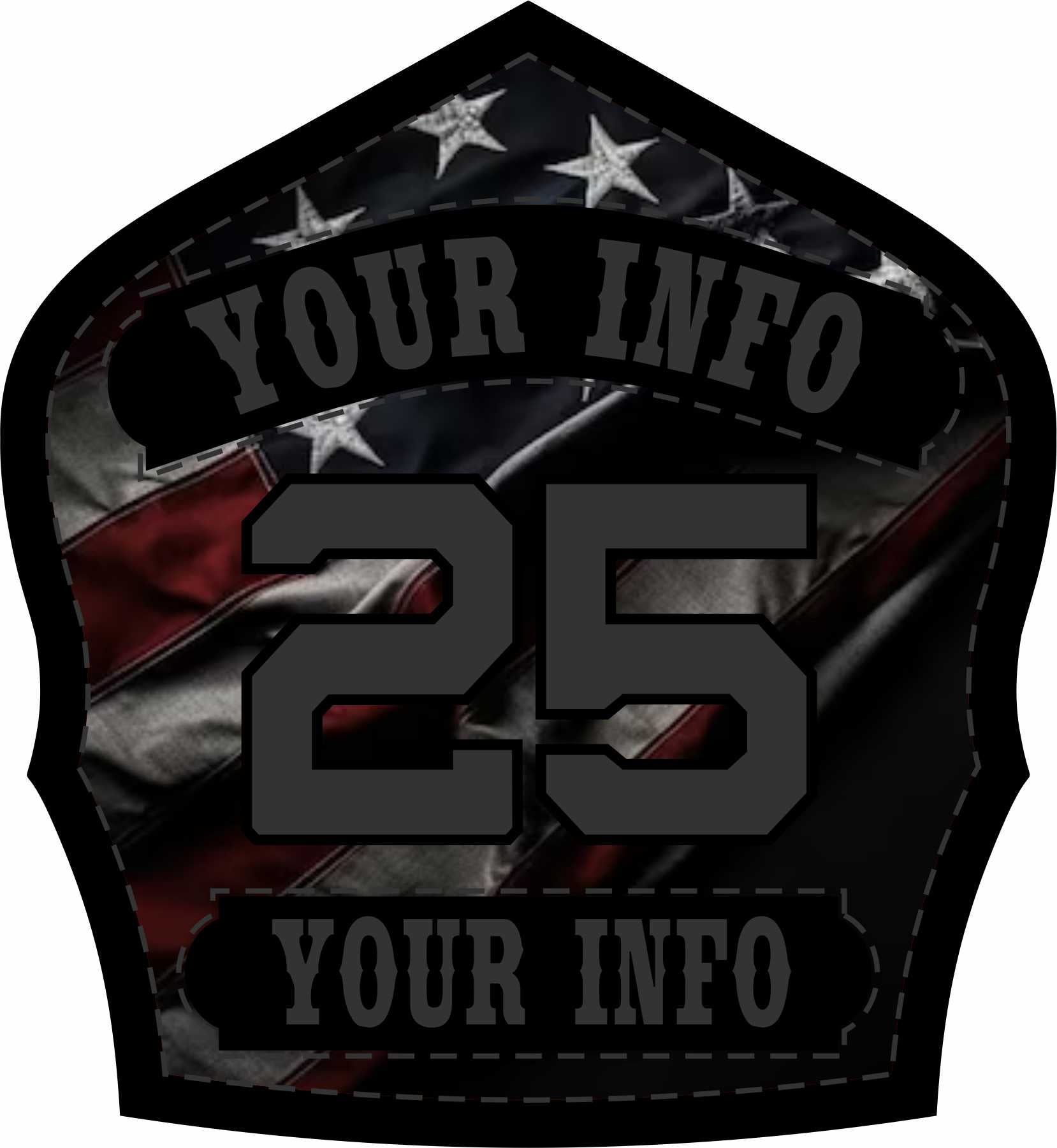 RTG50 METAL TIN FIRE SHIELD – GOLFIRE FIREFIGHTER SHIELDS - METAL AND ...