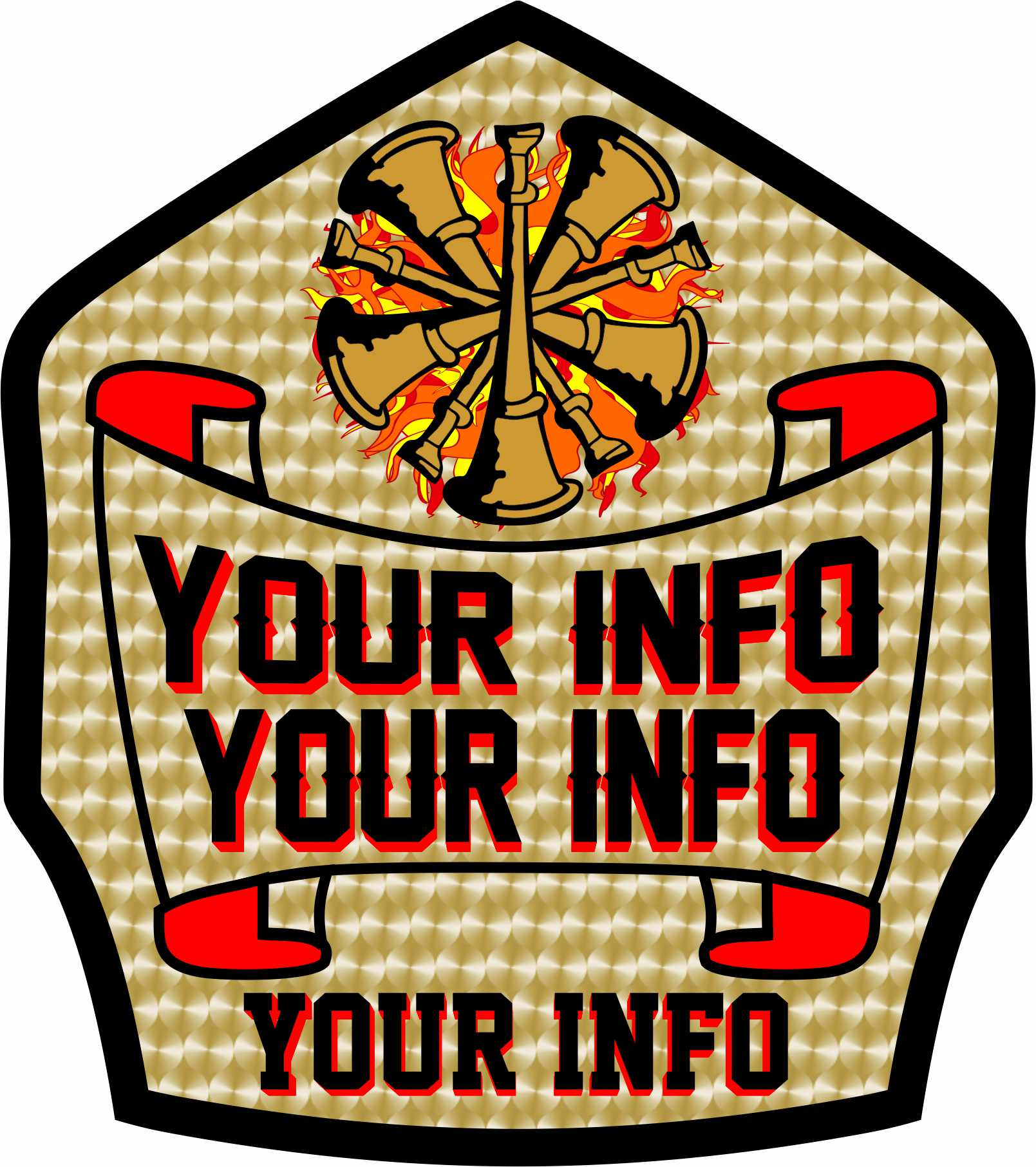 READY TO GO CHIEF 16 – GOLFIRE FIREFIGHTER SHIELDS - METAL AND LEATHER ...