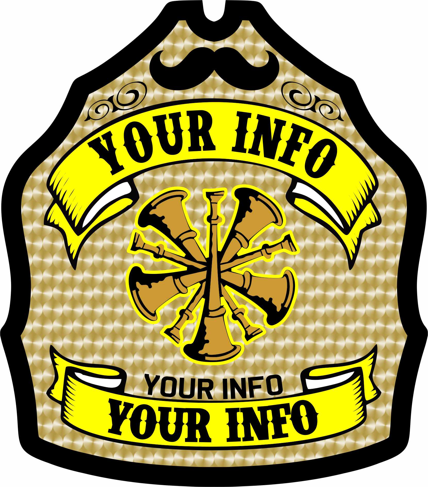 READY TO GO CHIEF 17 – GOLFIRE FIREFIGHTER SHIELDS - METAL AND LEATHER ...