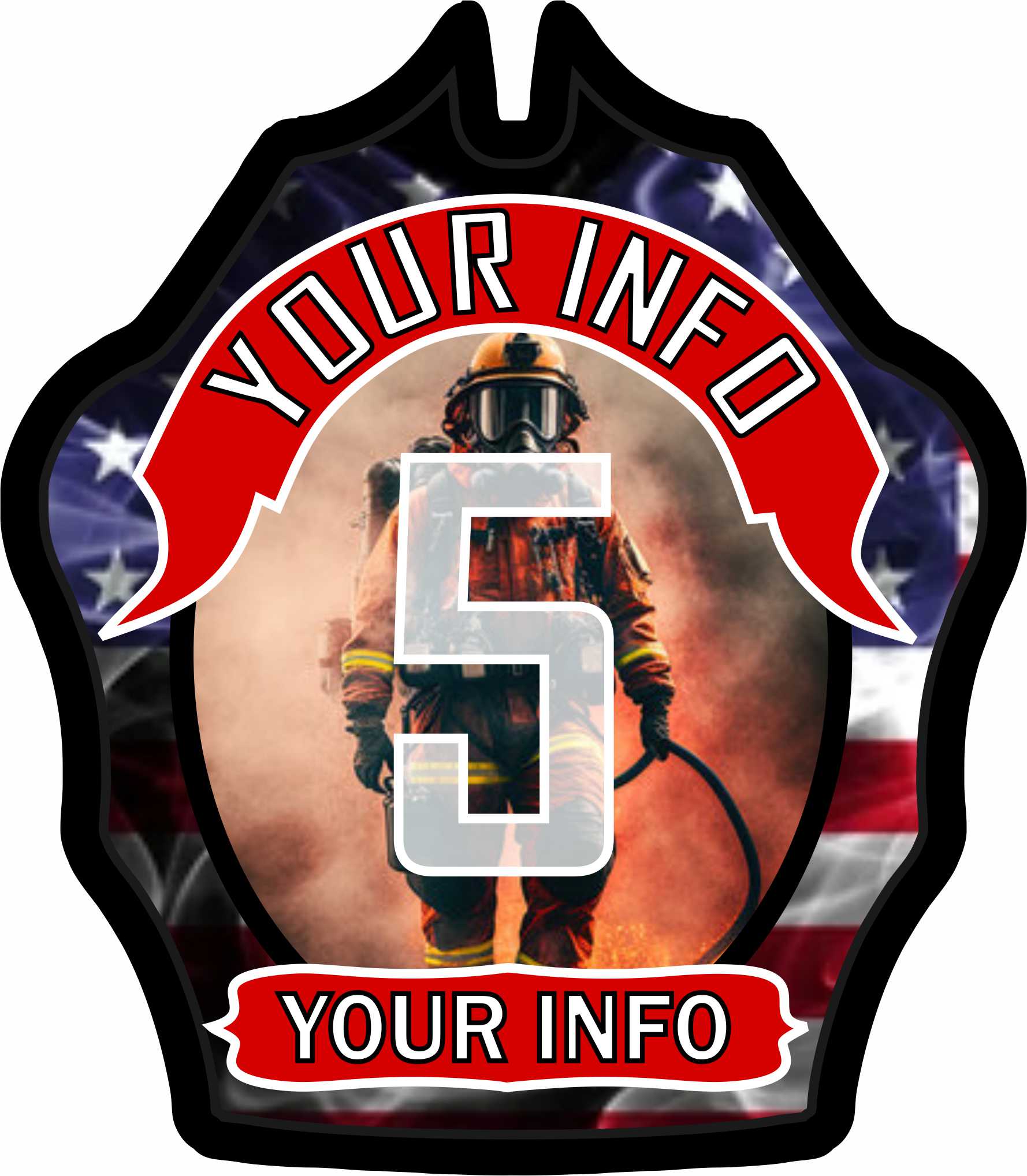 RTG38 METAL TIN FIRE SHIELDS – GOLFIRE FIREFIGHTER SHIELDS - METAL AND ...