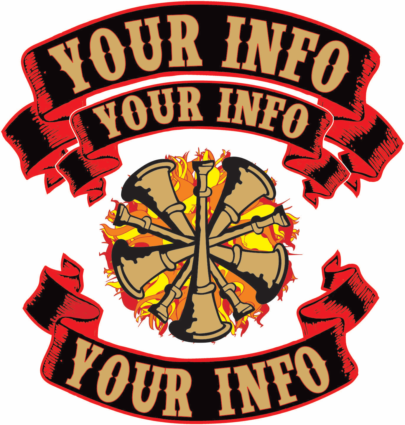 CHIEF 150 – GOLFIRE FIREFIGHTER SHIELDS - METAL AND LEATHER HELMET FRONTS
