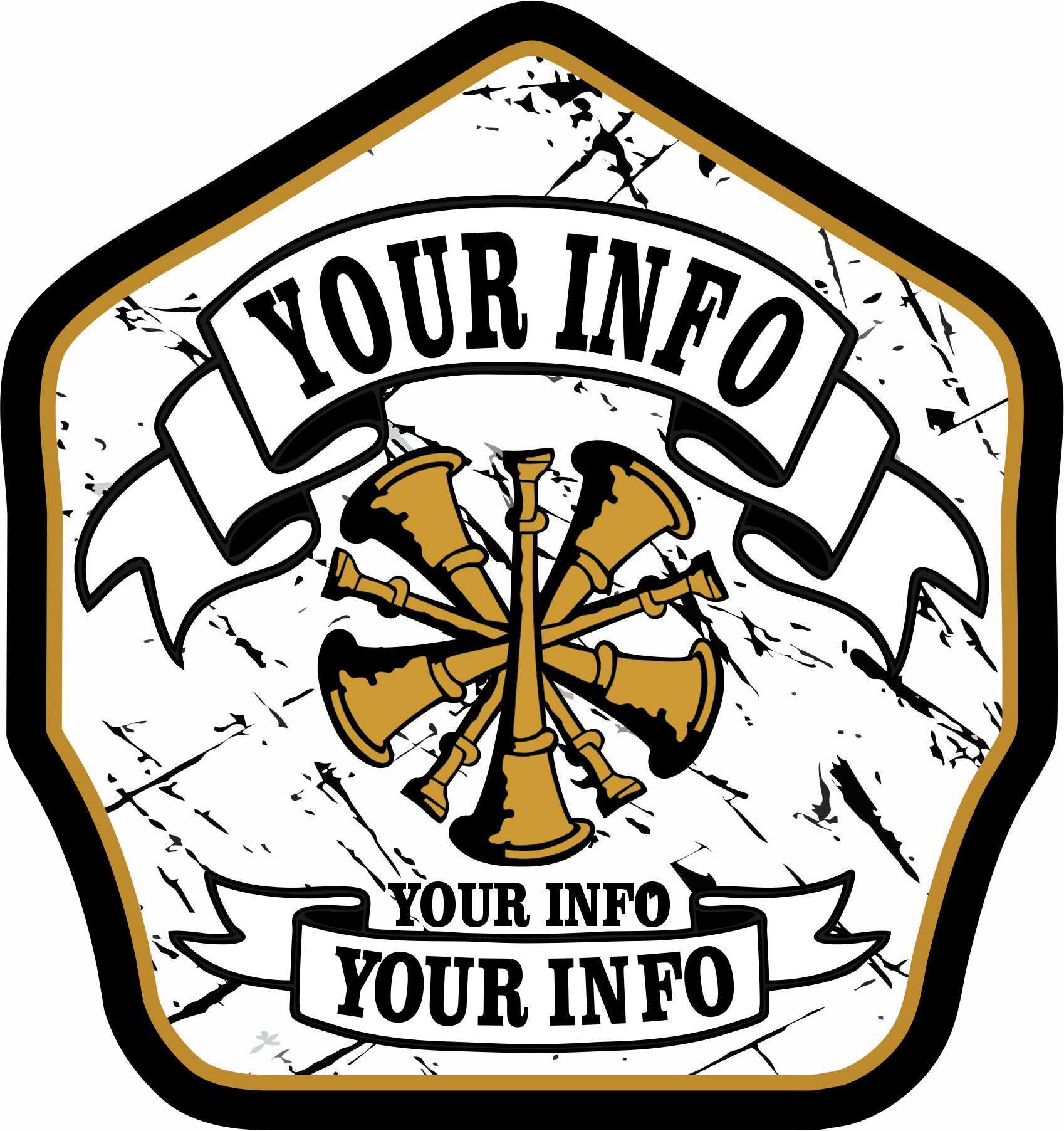 READY TO GO CHIEF 22 – GOLFIRE FIREFIGHTER SHIELDS - METAL AND LEATHER ...