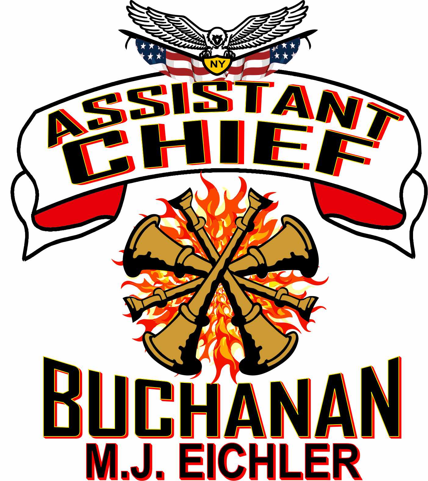 CHIEF 164 – GOLFIRE FIREFIGHTER SHIELDS - METAL AND LEATHER HELMET FRONTS